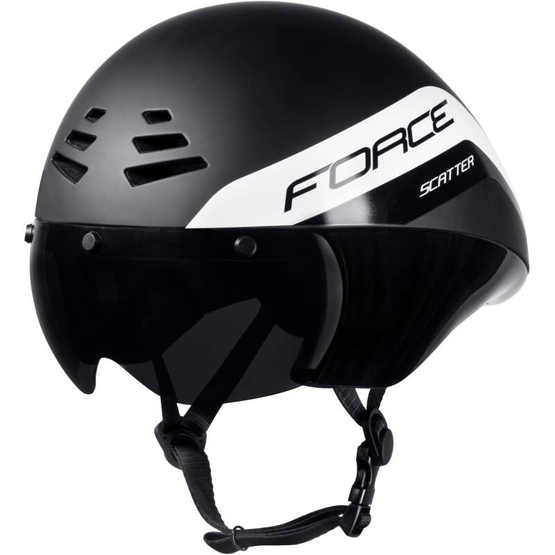 helmet FORCE SCATTER timetrial, black UNI - Redbike Rattapood I